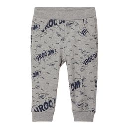 name it Jungen Bio-Baumwoll Sweat-Hose in Grau | Gr.: 68