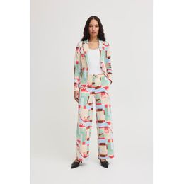 Ichi Casual Hose IHKATE Loose fit in Multi Tile aop | Gr.: M