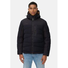Camel Active Steppjacke mit abnehmbarer Kapuze in Navyblau | Gr.: 54
