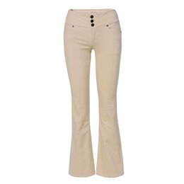 KOROSHI Damen Cordhose Korsett Botcut Pushup in wei&szlig; | Gr.: 40