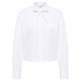Eterna Signature Shirt Bluse Popeline Langarm in Weiß | Gr.: 44