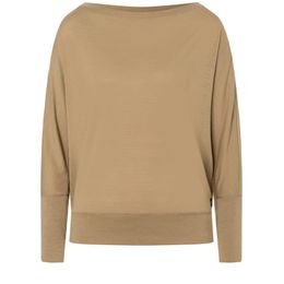 super.natural Merino Longsleeve W KULA TOP in blau | Gr.: XS