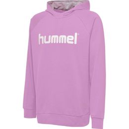 Hummel Kinder Sweatshirt "Hmlgo Kids Cotton Logo Hoodie" in Lila | Gr.: 164