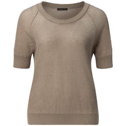 Les Racines du Ciel Damen-Strickshirt Raglan XS Beige