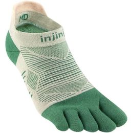 injinji Run Lightweight No-Show Bekleidung Unisex gr&uuml;n L