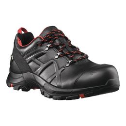 HAIX Sicherheitsschuh BE Safety 54 low Gr.9 (43) schwarz/rot Leder (610008-9 (43))