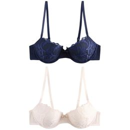 next BH Damen Gr&ouml;&szlig;e 80 creme / navy