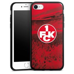 DeinDesign iPhone SE (2022) Handy Slim Case extra d&uuml;nn Silikon Handyh&uuml;lle schwarz H&uuml;lle 1. Fck 1. Fc Kaiserslautern Official Licensed Product Silikon Slim Case