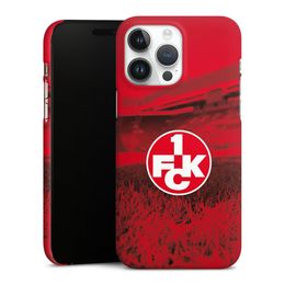 DeinDesign iPhone 14 Pro Max Handy Premium Case Smartphone Handyh&uuml;lle Schutzh&uuml;lle matt 1. Fck 1. Fc Kaiserslautern Official Licensed Product Premium Case