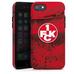 DeinDesign iPhone SE (2020) Handy Panzer Handyh&uuml;lle robuste Outdoor H&uuml;lle Schutzh&uuml;lle matt 1. Fck 1. Fc Kaiserslautern Official Licensed Product Tough Case