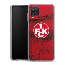 DeinDesign Galaxy A12 Handy Silikon H&uuml;lle Case transparent Handyh&uuml;lle 1. Fck 1. Fc Kaiserslautern Official Licensed Product Silikon Case