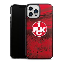 DeinDesign iPhone 13 Pro Max Handy Silikon H&uuml;lle Case schwarz Handyh&uuml;lle 1. Fck 1. Fc Kaiserslautern Official Licensed Product