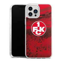 DeinDesign iPhone 13 Pro Max Handy Silikon H&uuml;lle Case transparent Handyh&uuml;lle 1. Fck 1. Fc Kaiserslautern Official Licensed Product Silikon Case