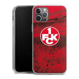 DeinDesign iPhone 12 Pro Max Handy Silikon H&uuml;lle Case transparent Handyh&uuml;lle 1. Fck 1. Fc Kaiserslautern Official Licensed Product Silikon Case