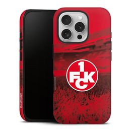 DeinDesign iPhone 16 Pro Handy Panzer Handyh&uuml;lle robuste Outdoor H&uuml;lle Schutzh&uuml;lle matt 1. Fck 1. Fc Kaiserslautern Official Licensed Product Tough Case