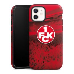 DeinDesign iPhone 12 mini Handy Panzer Handyh&uuml;lle robuste Outdoor H&uuml;lle Schutzh&uuml;lle matt 1. Fck 1. Fc Kaiserslautern Official Licensed Product Tough Case