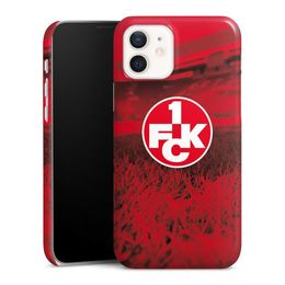 DeinDesign iPhone 12 Handy Premium Case Smartphone Handyh&uuml;lle Schutzh&uuml;lle gl&auml;nzend 1. Fck 1. Fc Kaiserslautern Official Licensed Product Premium Case