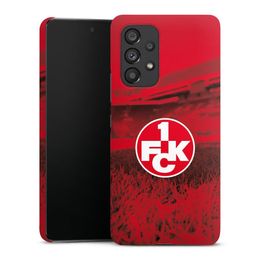 DeinDesign Galaxy A53 5G Handy Premium Case Smartphone Handyh&uuml;lle Schutzh&uuml;lle gl&auml;nzend 1. Fck 1. Fc Kaiserslautern Official Licensed Product Premium Case