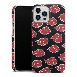 DeinDesign iPhone 13 Pro Max Handy Premium Case Smartphone Handyh&uuml;lle Schutzh&uuml;lle matt Naruto Shippuden Pattern Akatsuki Premium Case