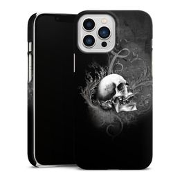 DeinDesign iPhone 13 Pro Max Handy Premium Case Smartphone Handyh&uuml;lle Schutzh&uuml;lle matt Gothic Skull Skulls Premium Case