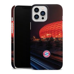 DeinDesign iPhone 13 Pro Max Handy Premium Case Smartphone Handyh&uuml;lle Schutzh&uuml;lle matt Fc Bayern M&uuml;nchen Stadium Fcb Premium Case