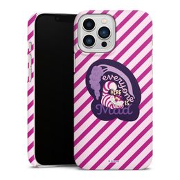 DeinDesign iPhone 13 Pro Max Handy Premium Case Smartphone Handyh&uuml;lle Schutzh&uuml;lle matt Disney Grinning Cat Alice In Wonderland Premium Case