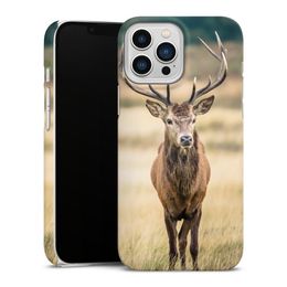 DeinDesign iPhone 13 Pro Max Handy Premium Case Smartphone Handyh&uuml;lle Schutzh&uuml;lle matt Forrest Deer Meadow Premium Case