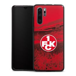 DeinDesign Huawei P30 Pro Handy Silikon H&uuml;lle Case schwarz Handyh&uuml;lle 1. Fck 1. Fc Kaiserslautern Official Licensed Product