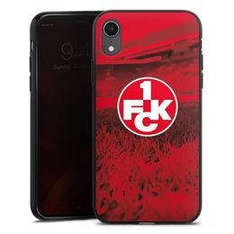DeinDesign iPhone Xr Handy Silikon H&uuml;lle Case schwarz Handyh&uuml;lle 1. Fck 1. Fc Kaiserslautern Official Licensed Product