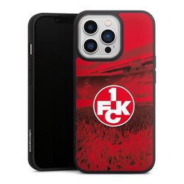 DeinDesign iPhone 13 Pro Handy Premium Silikon H&uuml;lle Handyh&uuml;lle schwarz Case 1. Fck 1. Fc Kaiserslautern Official Licensed Product Silikon Premium Case