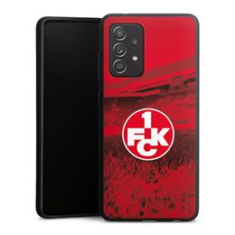 DeinDesign Galaxy A52s 5G Handy Premium Silikon H&uuml;lle Handyh&uuml;lle schwarz Case 1. Fc Kaiserslautern 1. Fck Official Licensed Product Silikon Premium Case