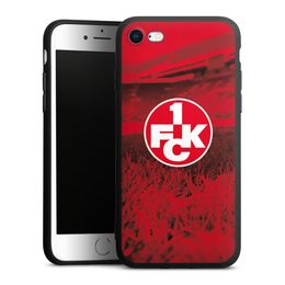 DeinDesign iPhone SE (2022) Handy Premium Silikon H&uuml;lle Handyh&uuml;lle schwarz Case 1. Fck 1. Fc Kaiserslautern Official Licensed Product Silikon Premium Case