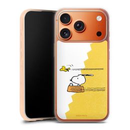 DeinDesign iPhone 17 Pro Max Handy Silikon H&uuml;lle Case transparent Handyh&uuml;lle Snoopy Peanuts Children Silikon Case