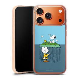 DeinDesign iPhone 17 Pro Max Handy Silikon H&uuml;lle Case transparent Handyh&uuml;lle Peanuts Children Snoopy Silikon Case