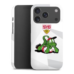 DeinDesign iPhone 17 Pro Handy Premium Case Smartphone Handyh&uuml;lle Schutzh&uuml;lle gl&auml;nzend Vfb Stuttgart Mascot Official Licensed Product Premium Case