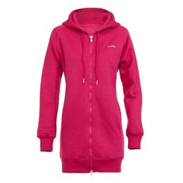 Trainingsjacke WINSHAPE "Hoodie-Jacke J006", Damen, Gr. S, pink (deep pink), 65% Polyester, 35% Baumwolle, ohne Ausschnitt, Jacken Trainingsjacke, Street Style