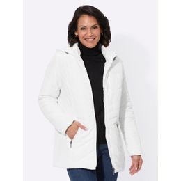 Steppjacke Casual Looks, Damen, Gr. 26, beige (ecru), 100% Polyester, Wattierung:100% Polyester, unifarben, Jacken