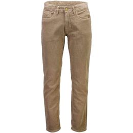 Cordhose LINDBERGH "LINDBERGH Cordhose", Herren, Gr. 34, Länge 30, light sand, Obermaterial: 98% Baumwolle, 2% Elasthan, Hosen