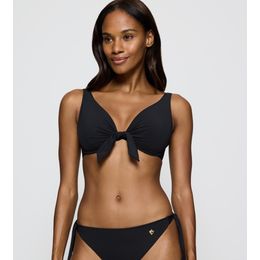 B&uuml;gel-Bikini-Top Triumph "Summer Twist W", Damen, Gr. 38, Cup B, schwarz, Microfaser, Obermaterial: 77% Polyamid, 23% Elasthan, Bikini-Oberteile, Eleganz und Komfort