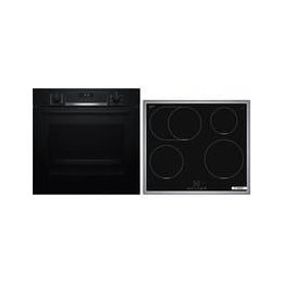 Bosch HBD635CS65 Serie 6, Backofen-Set schwarz, 60 cm