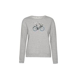Greenbomb Sweatshirt 'Bike Seagulls' female Grey size XS