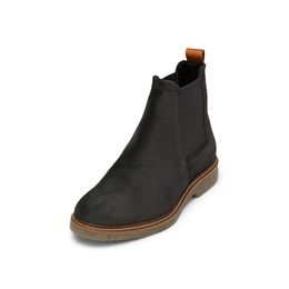Marc O'Polo Chelseaboots MARC O'POLO "aus softem Velours-Rindleder", Herren, Gr. 40, schwarz graphite, Obermaterial: 100% Leder (Rind), unifarben, Schuhe