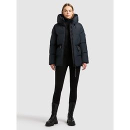 Steppjacke Khujo "ELLIS2", Damen, Gr. L, port blau, 100% Polyester, unifarben, eingesetzt Rippbündchen mit Windstopper, Jacken