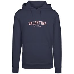 F4NT4STIC Damen Kapuzenpullover "Valentinstag Valentine Vibes"navy, Gr. XS, Obermaterial: 65% Baumwolle, 35% Polyester, Pullover, Premium Qualit&auml;t
