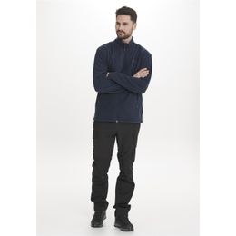 Fleecejacke WHISTLER "Cocoon", Herren, Gr. XL, blau, 100% Polyester, unifarben, normal, hoch geschlossener Ausschnitt, Jacken Fleecejacke, mit praktischem Tunnelzug