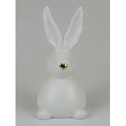 AM Design Dekofigur ''Hase'' in Weiß - (B)11 x (H)21 x (T)10 cm - 24% | Dekofiguren