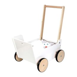 Small Foot Schiebe- und Puppenwagen "Little Button" in Weiß - ab 12 Monaten - 16% | Puppen