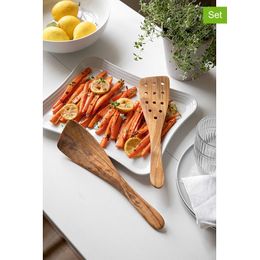 Steel-Function 2er-Set: Pfannenwender in Natur - (L)32 cm - 35% | Kuechenhelfer