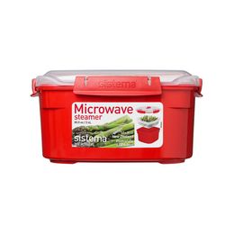 sistema Lunchbox mit Korb "sistema" in Rot - 10% | Aufbewahren-servieren
