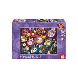 Schmidt Spiele 500tlg. Puzzle "Kätzchen à la Latte Art" - ab 8 Jahren - 24% | Gesellschaftsspiele